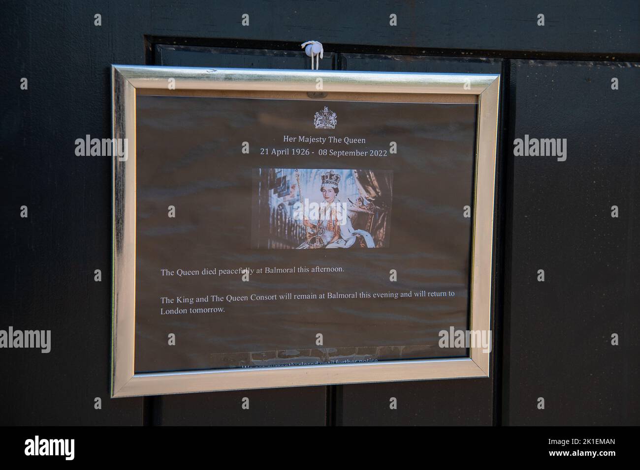 Queens death closures hi-res stock photography and images - Alamy