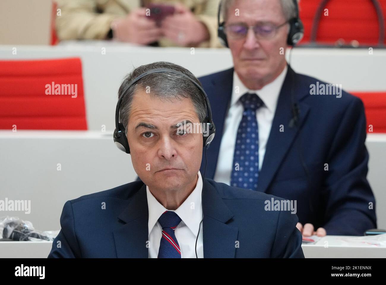 Potsdam, Germany. 17th Sep, 2022. Anthony Rota (l), President of the ...