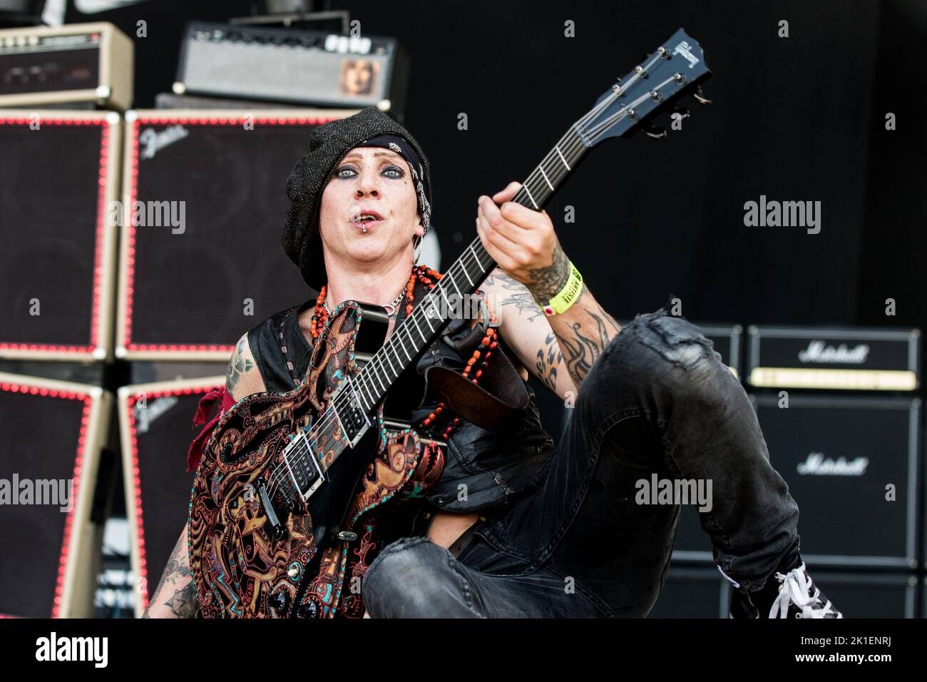 BACKYARD BABIES HELLFEST Festival, Clisson, FRANCE , 20/06/2015 Florent ...