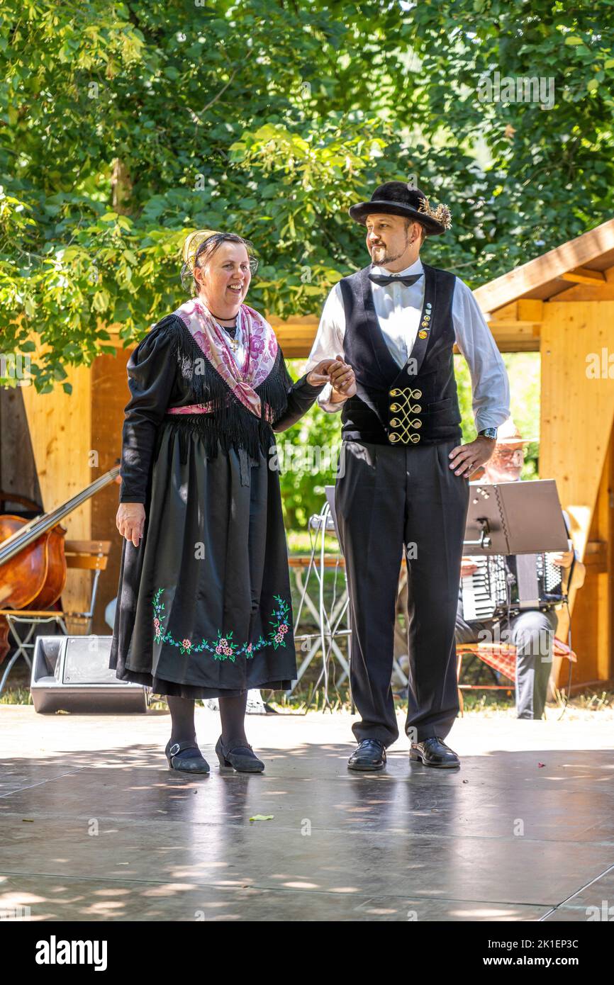 Gutach traditional costume hi-res stock photography and images - Alamy