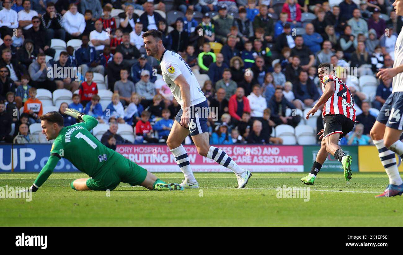 Preston, England, 17th September 2022. lliman Ndiaye of Sheffield Utd ...