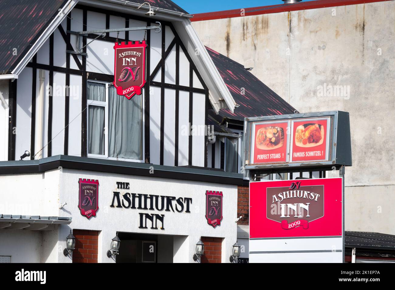 The Ashurst Inn, Ashurst, Manawatu, North Island, New Zealand Stock ...