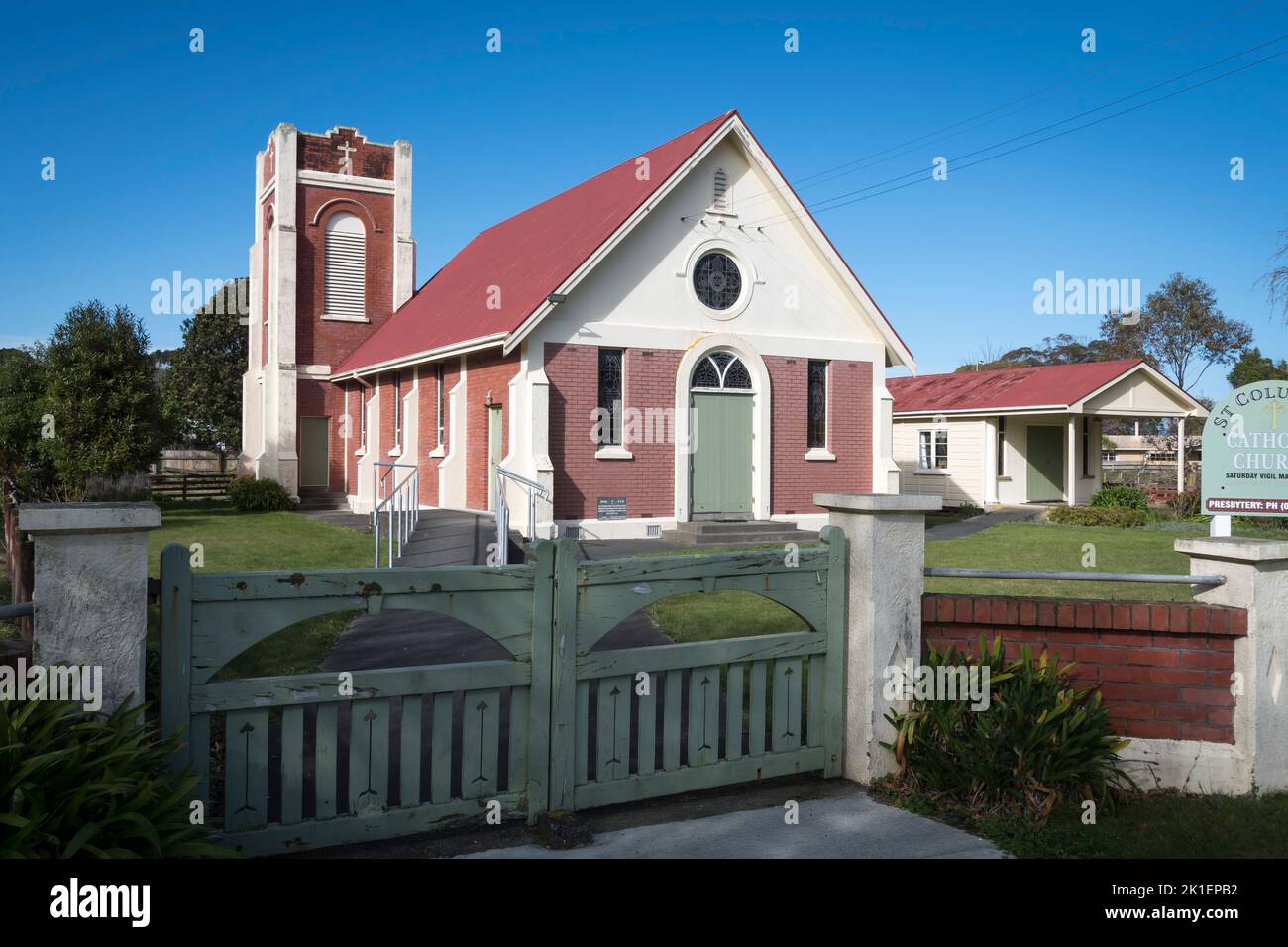 St Columba's Catholic Church, Ashurst, Manawatu, North Island, New ...