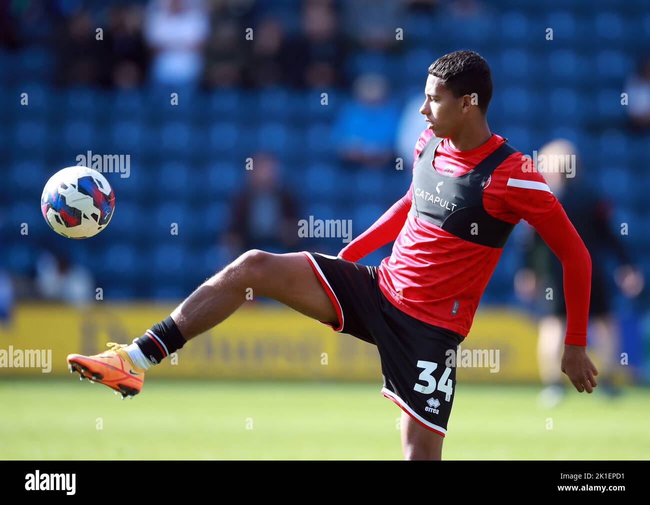 Preston, England, 17th September 2022. Kyron Gordon of Sheffield Utd ...