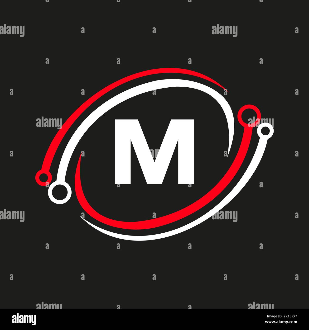 Letter m storage logo Stock Vector Images - Alamy