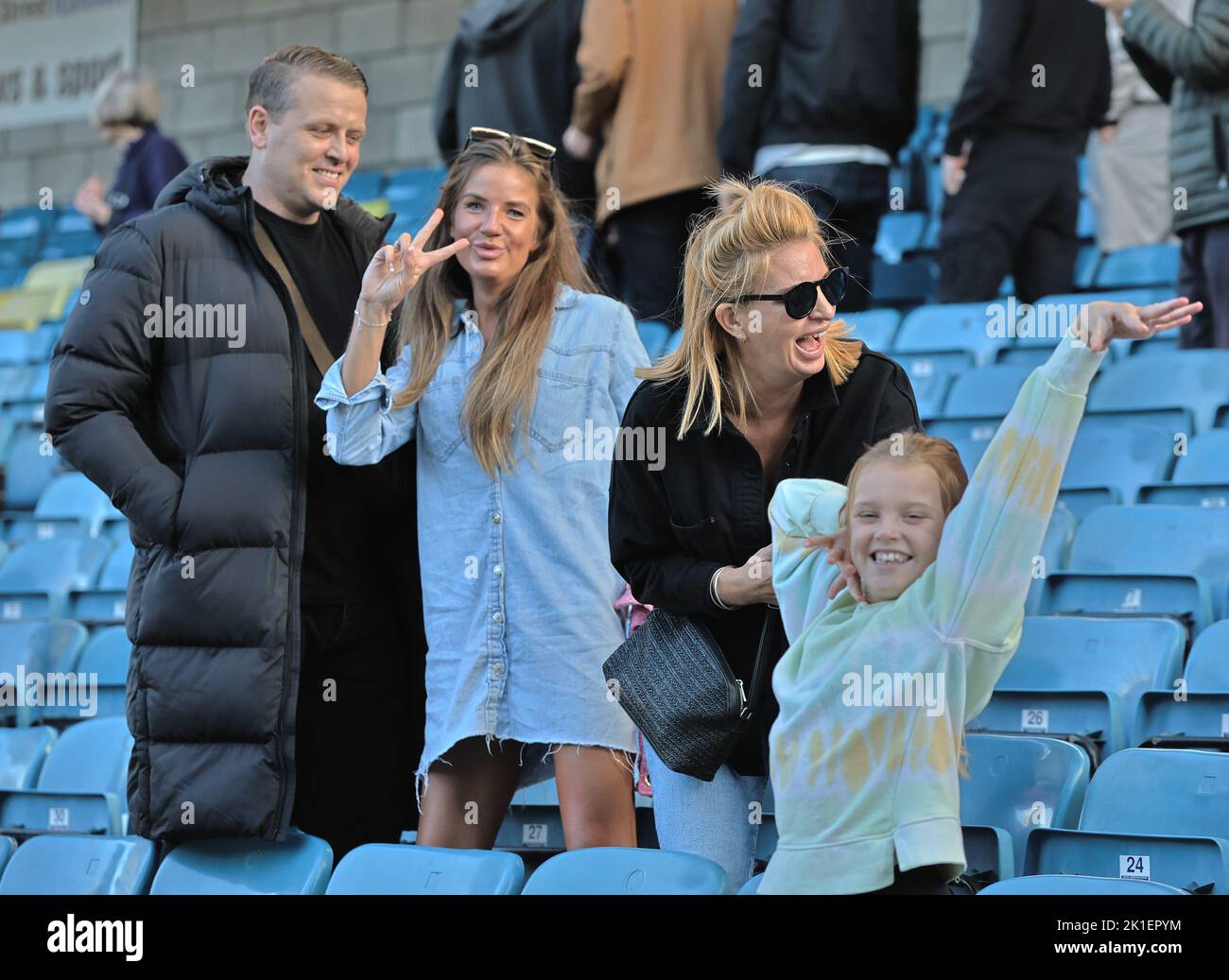 LONDON ENGLAND - SEPTEMBER 17 : Millwall Fans during Championship match ...