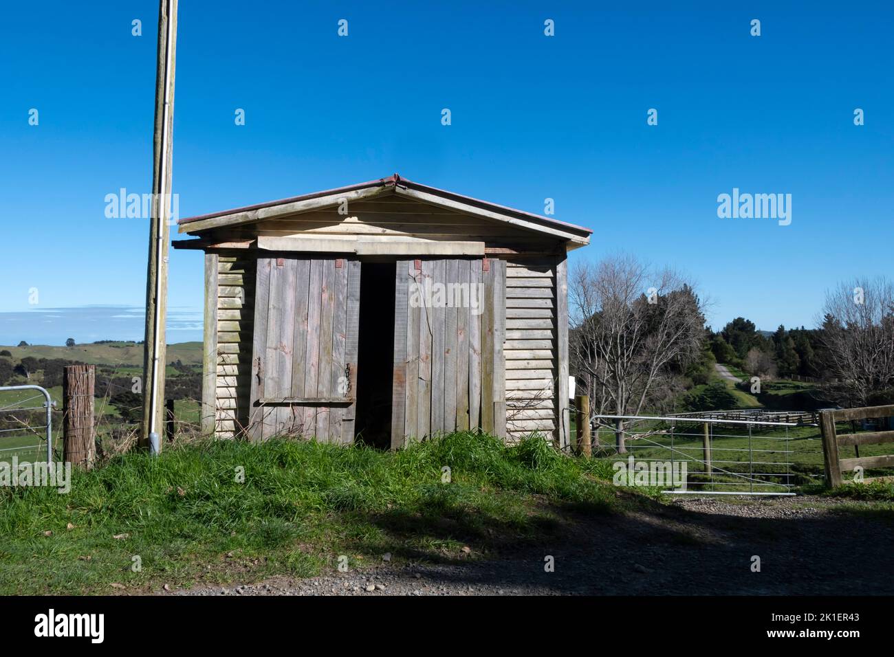 Old Barn, Pohangina Valley, Manawatu, North Island, New Zealand Stock ...