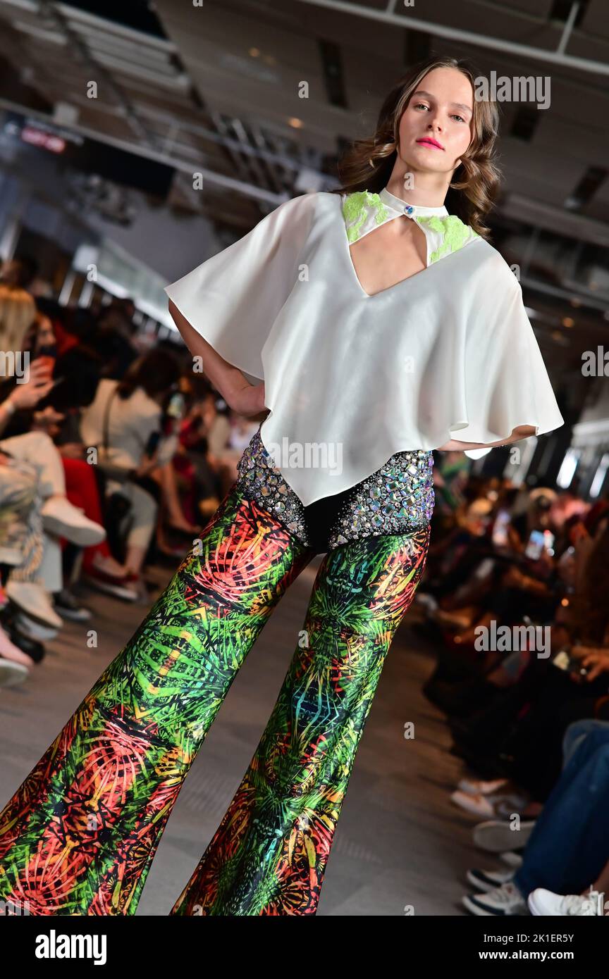 'The Longest Runway' during London Fashion Week SS23 at Lock No.4 ...