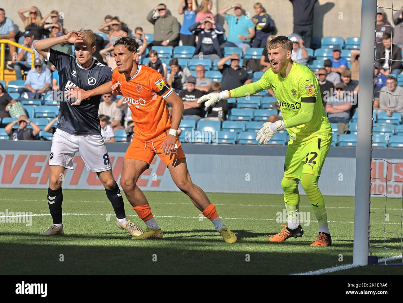 LONDON ENGLAND - SEPTEMBER 17 : L-R Billy Mitchell of Millwall, Shayne ...