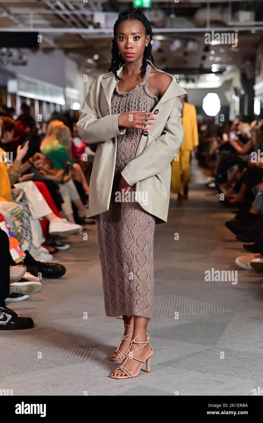 'The Longest Runway' during London Fashion Week SS23 at Lock No.4 ...