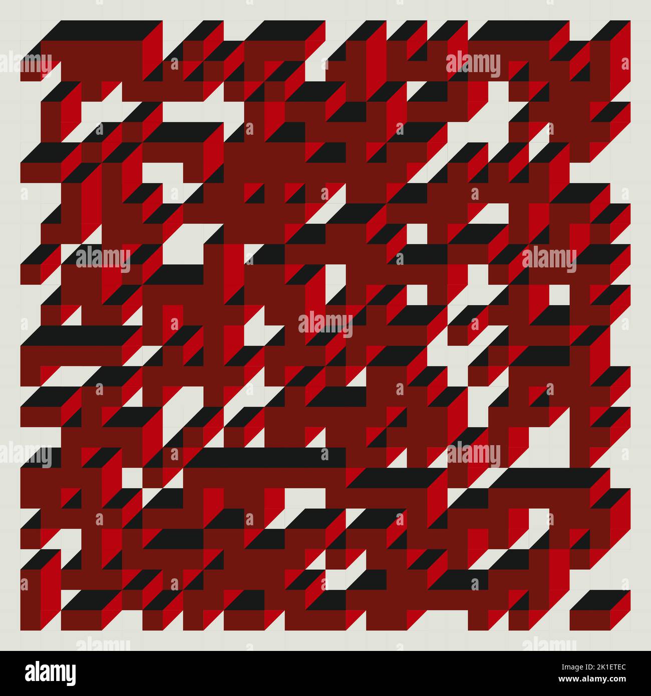 Implementation of Edward Zajec’s “Il Cubo” generative art background ...