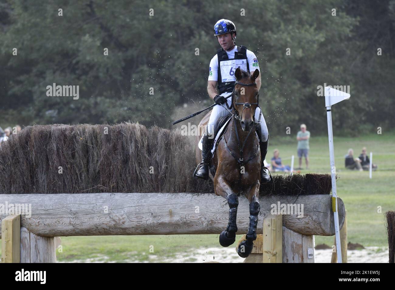 Kevin McNab (AUS) riding Scuderia 1918 Dan Quidam during the cross ...