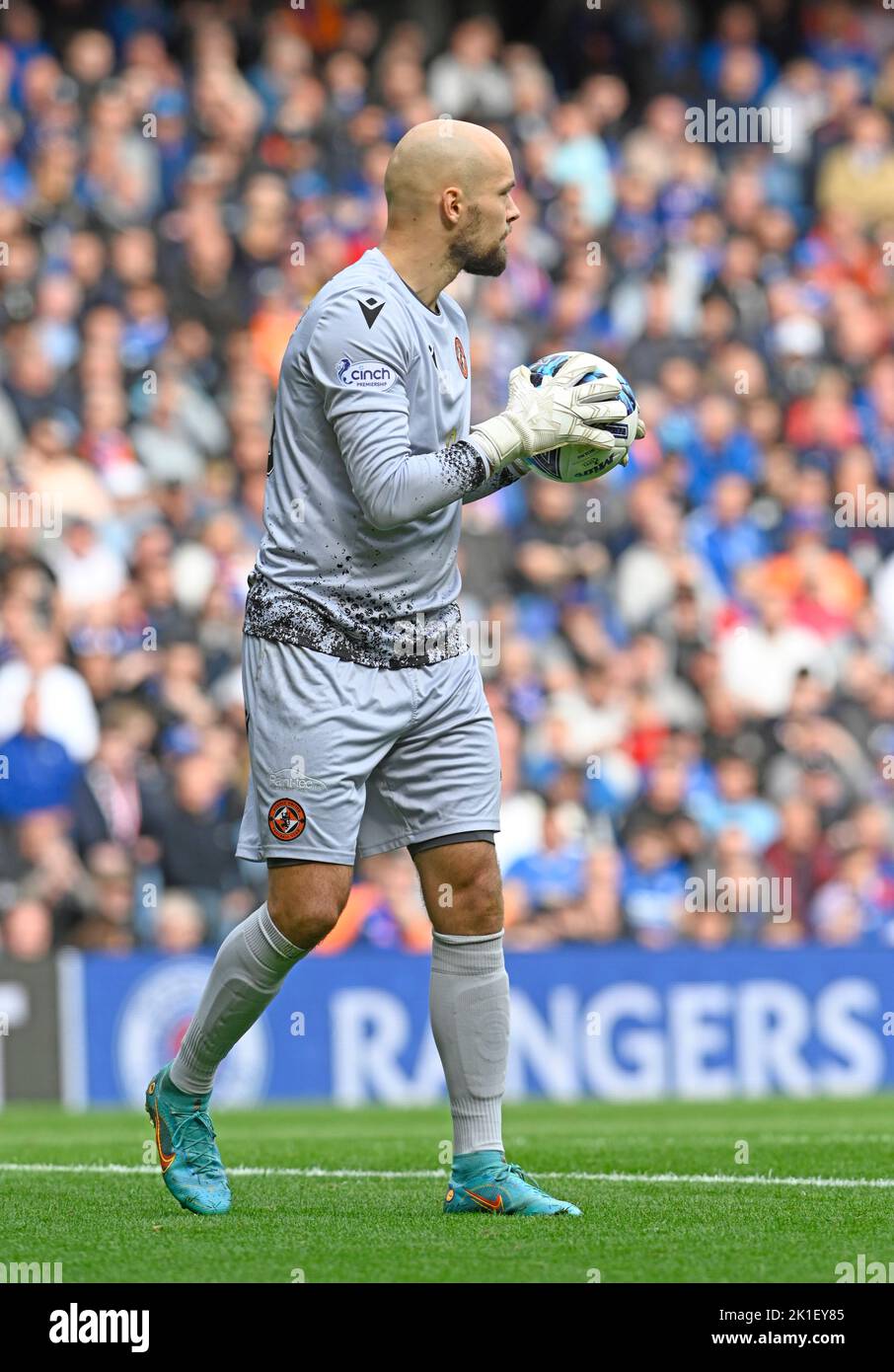 Glasgow, , 17th September 2022. Carl-Johan Eriksson of Dundee Utd ...