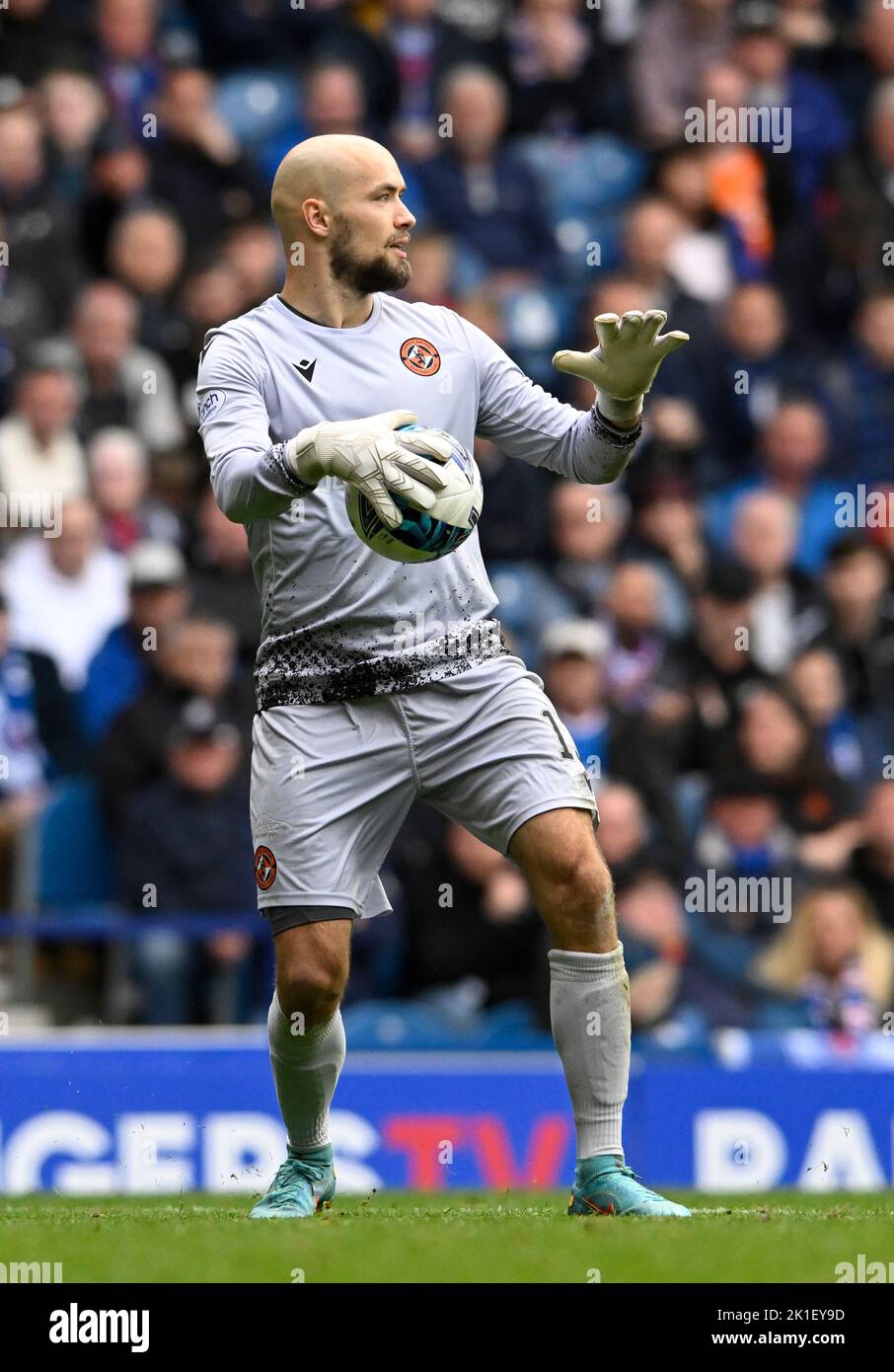 Glasgow, , 17th September 2022. Carl-Johan Eriksson of Dundee Utd ...