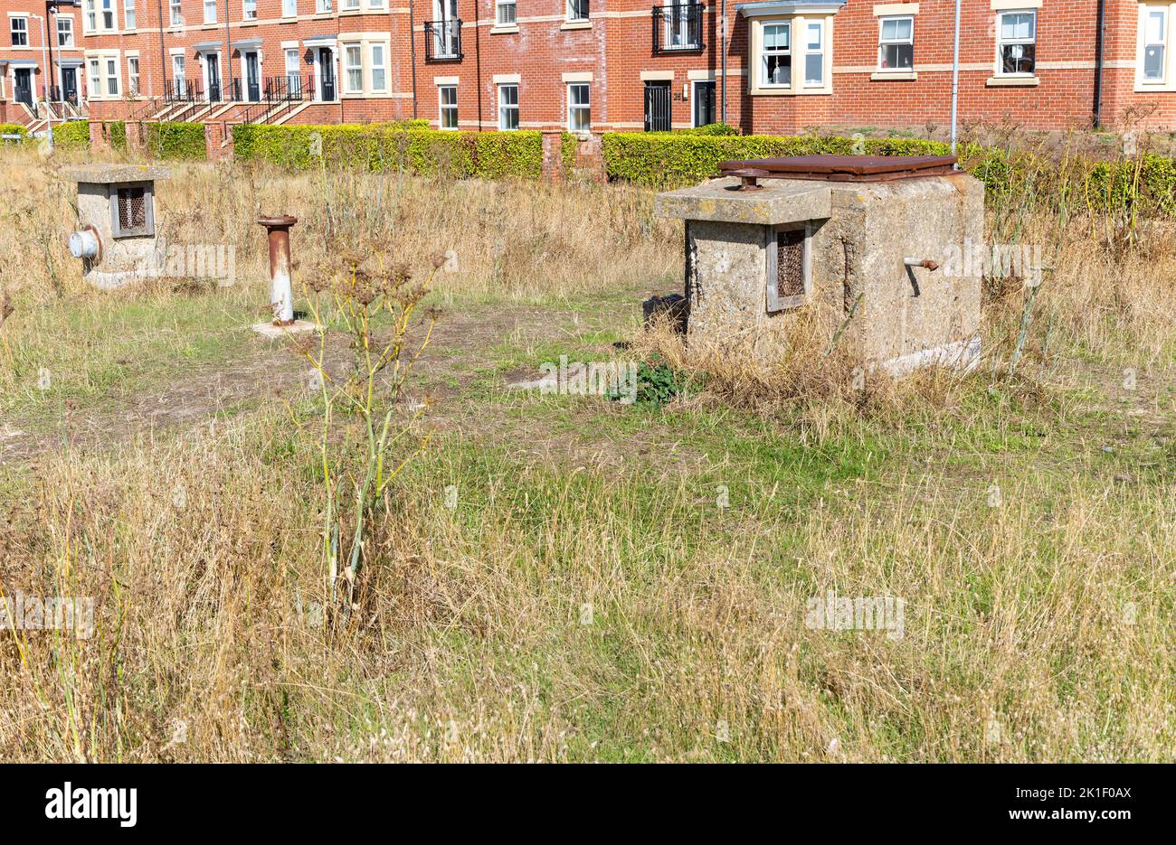 Cold War nuclear shelter underground military building, Martello Park ...