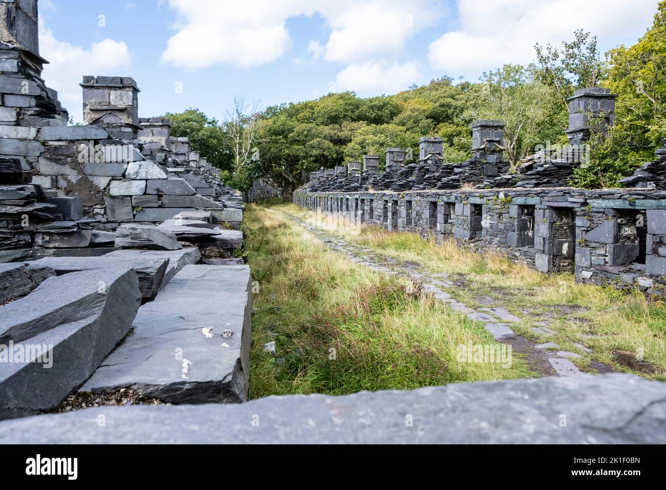 Anglesey Barracks former Quarrymen's accommodation at Dinorwic Slate ...