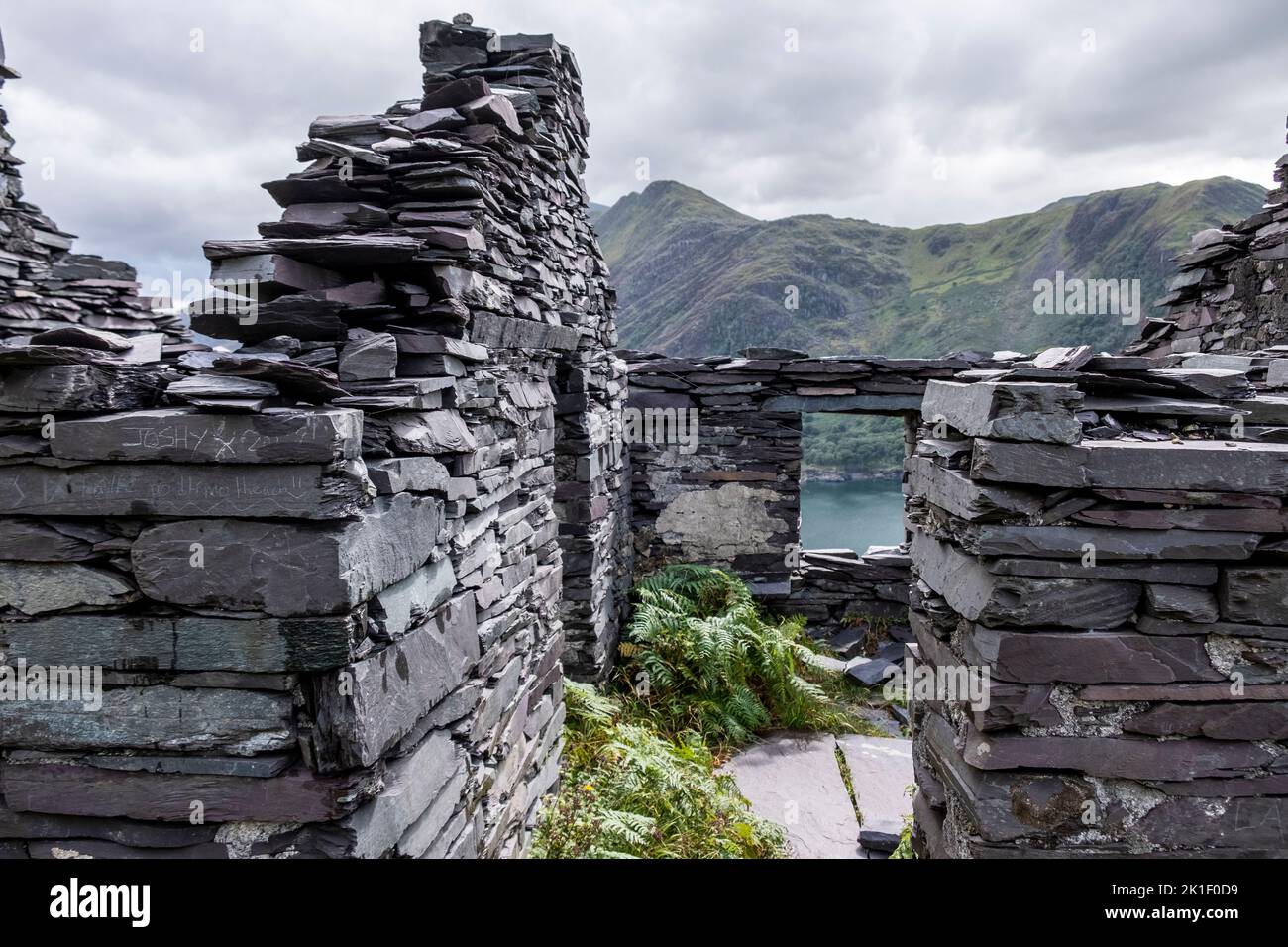 Anglesey Barracks former Quarrymen's accommodation at Dinorwic Slate ...