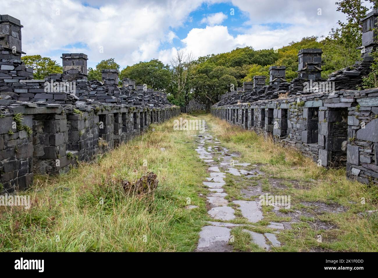 Anglesey Barracks former Quarrymen's accommodation at Dinorwic Slate ...