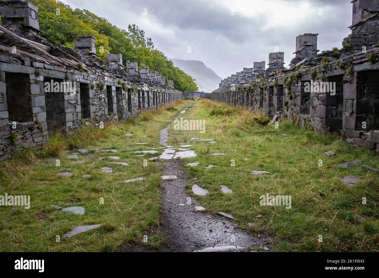 Anglesey Barracks former Quarrymen's accommodation at Dinorwic Slate ...
