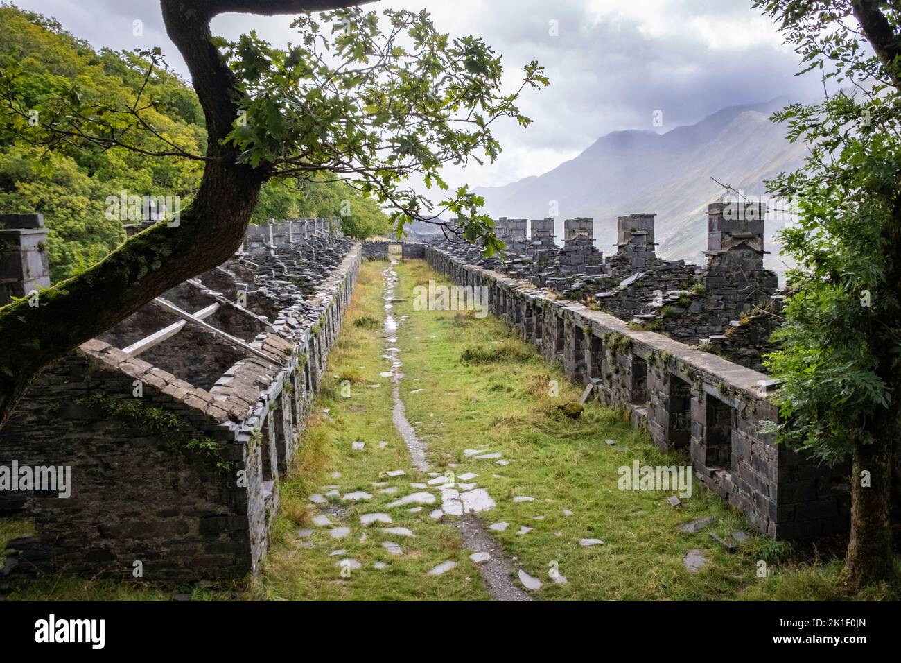 Anglesey Barracks former Quarrymen's accommodation at Dinorwic Slate ...