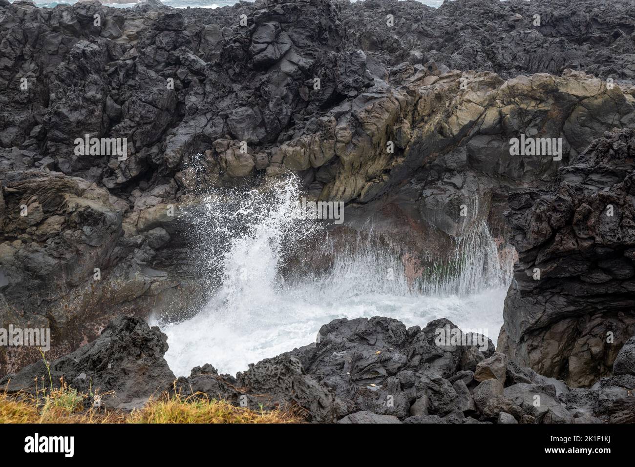 Gouffre de l'Étang-Salé, Réunion Island, France Stock Photo - Alamy