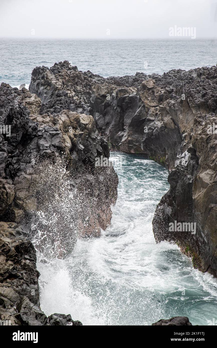 Gouffre de l'Étang-Salé, Réunion Island, France Stock Photo - Alamy