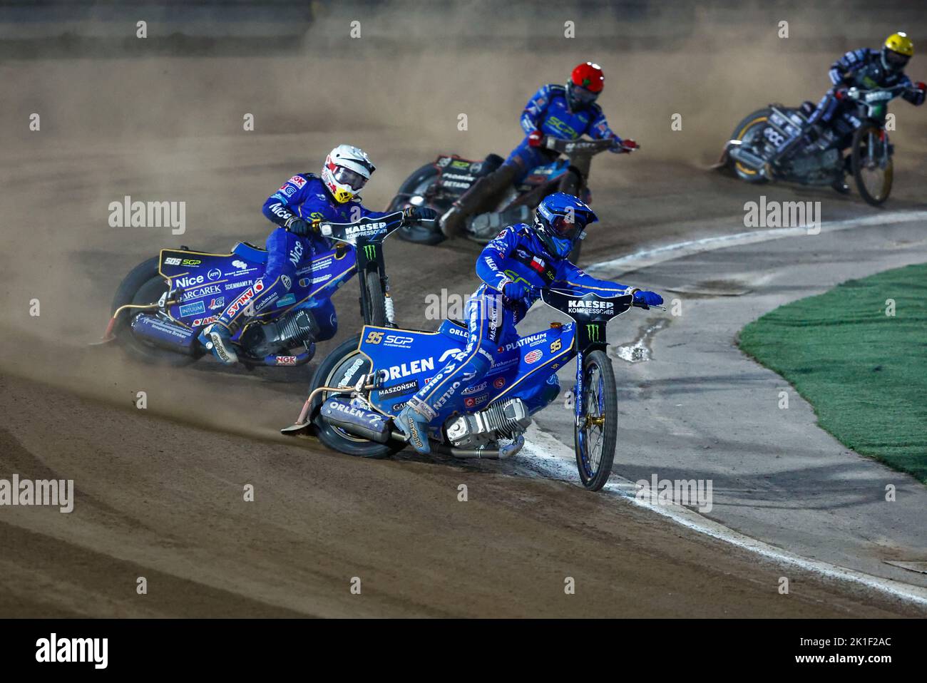 Poland's Bartosz Zmarzlik was the winner in Saturday's Kaeser FIM ...