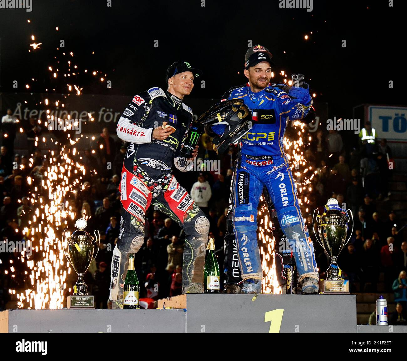 The new world champion won ahead of Sweden's Fredrik Lindgren in ...