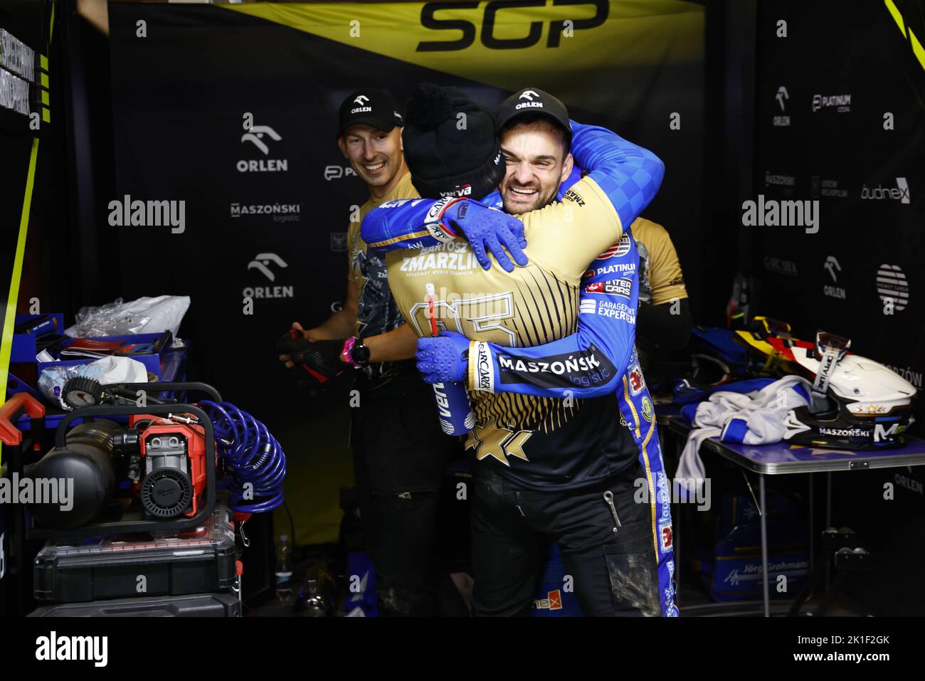 Poland's Bartosz Zmarzlik was the winner in Saturday's Kaeser FIM ...