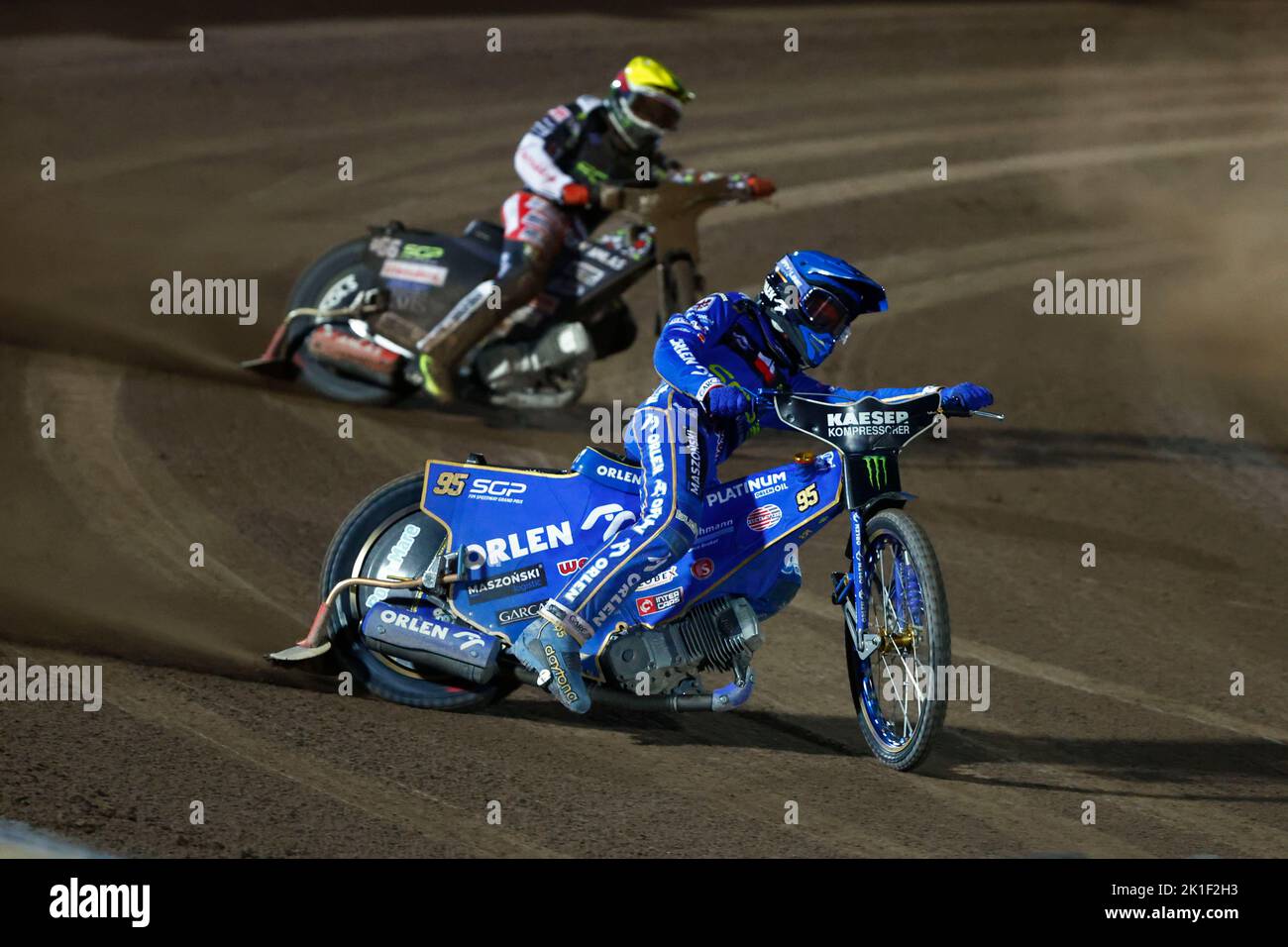 Poland's Bartosz Zmarzlik won heat 17 and Sweden's Fredrik Lingren came ...