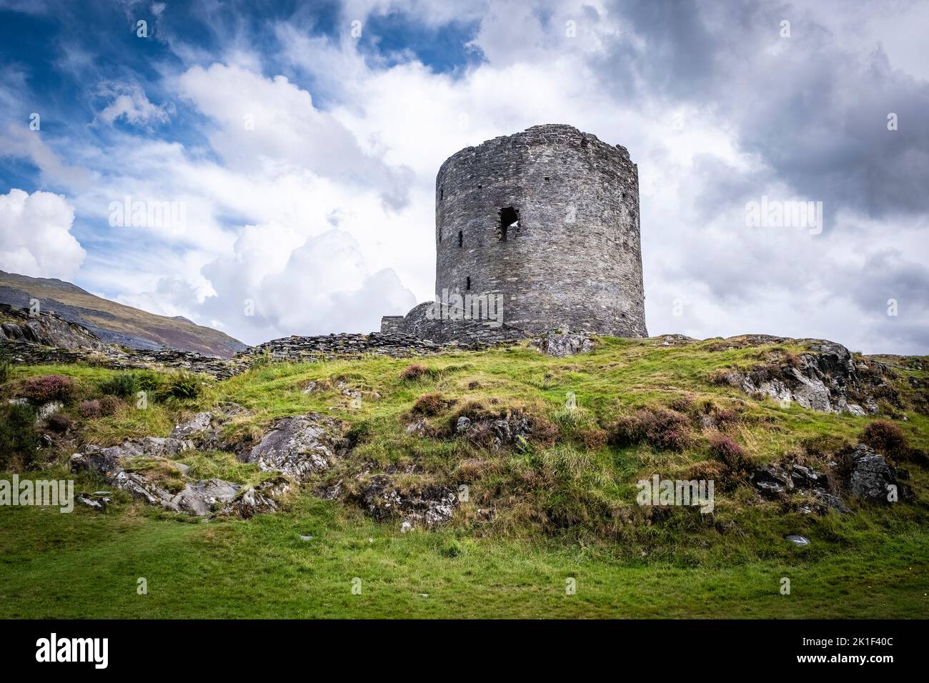 Dolbadarn Castle, Llanberis, Gwynedd, Snowdonia National Park, North ...
