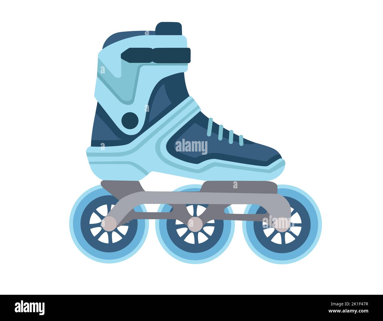 Modern design roller skates simple cartoon design vector illustration ...