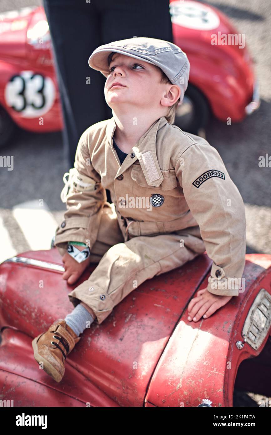 Goodwood, Chichester, UK. 18th Sep, 2022. Kids of Goodwood Revival's ...