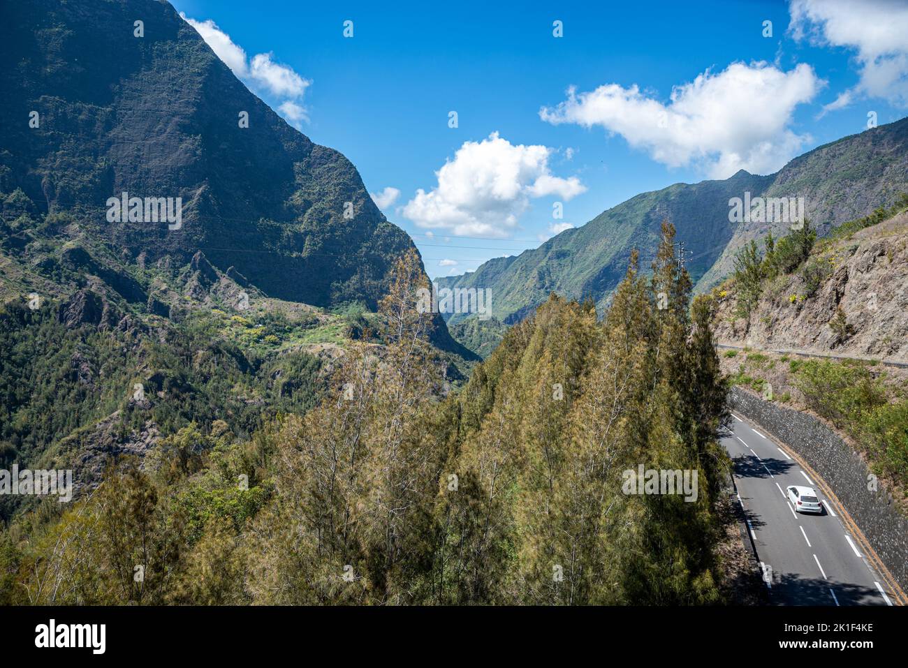 Highway in Réunion Island, France Stock Photo - Alamy