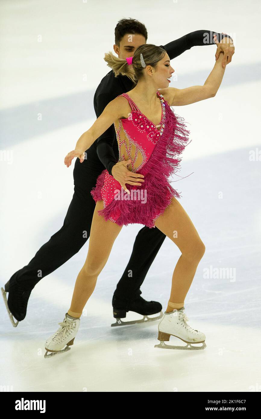 Elisabetta LECCARDI / Mattia DALLA TORRE (Ita), ice dance rhythm dance ...