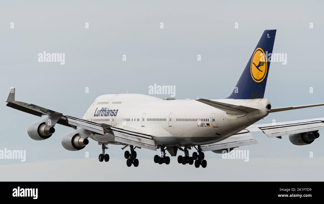 September 17, 2022, Richmond, British Columbia, Canada: A Lufthansa ...