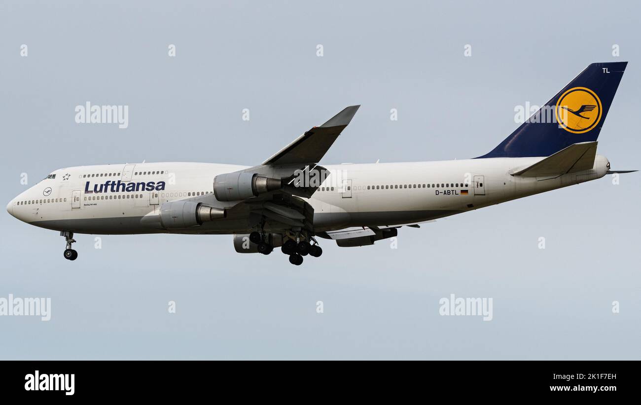 September 17, 2022, Richmond, British Columbia, Canada: A Lufthansa ...