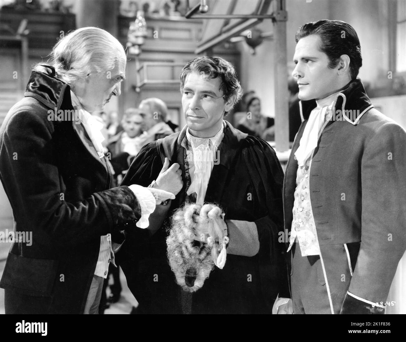 CLAUDE GILLINGWATER as Jarvis Lorry RONALD COLMAN as Sydney Carton and ...