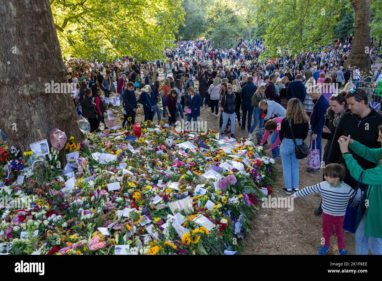 Tributes for Queen Elizabeth II including Corgis made from flowers ...
