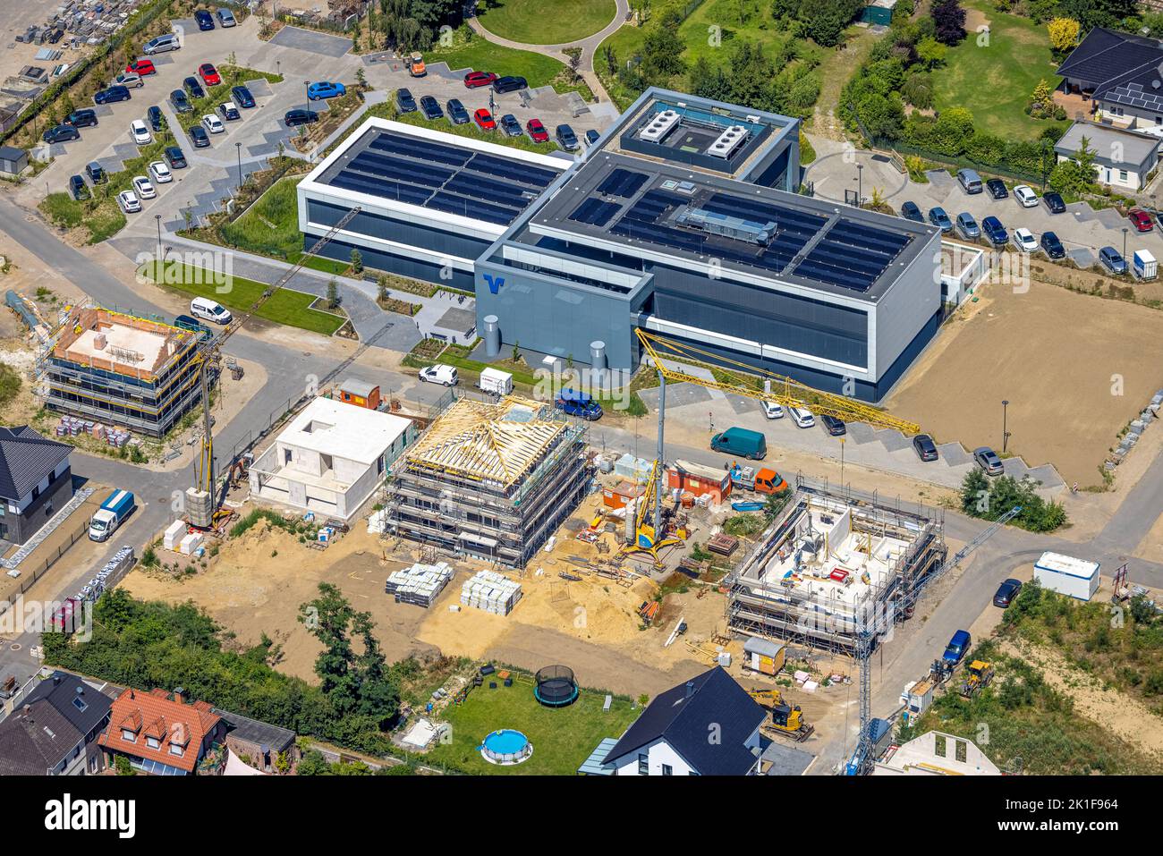 Aerial view, new building VORUM - Administration Volksbank Rhein Lippe ...