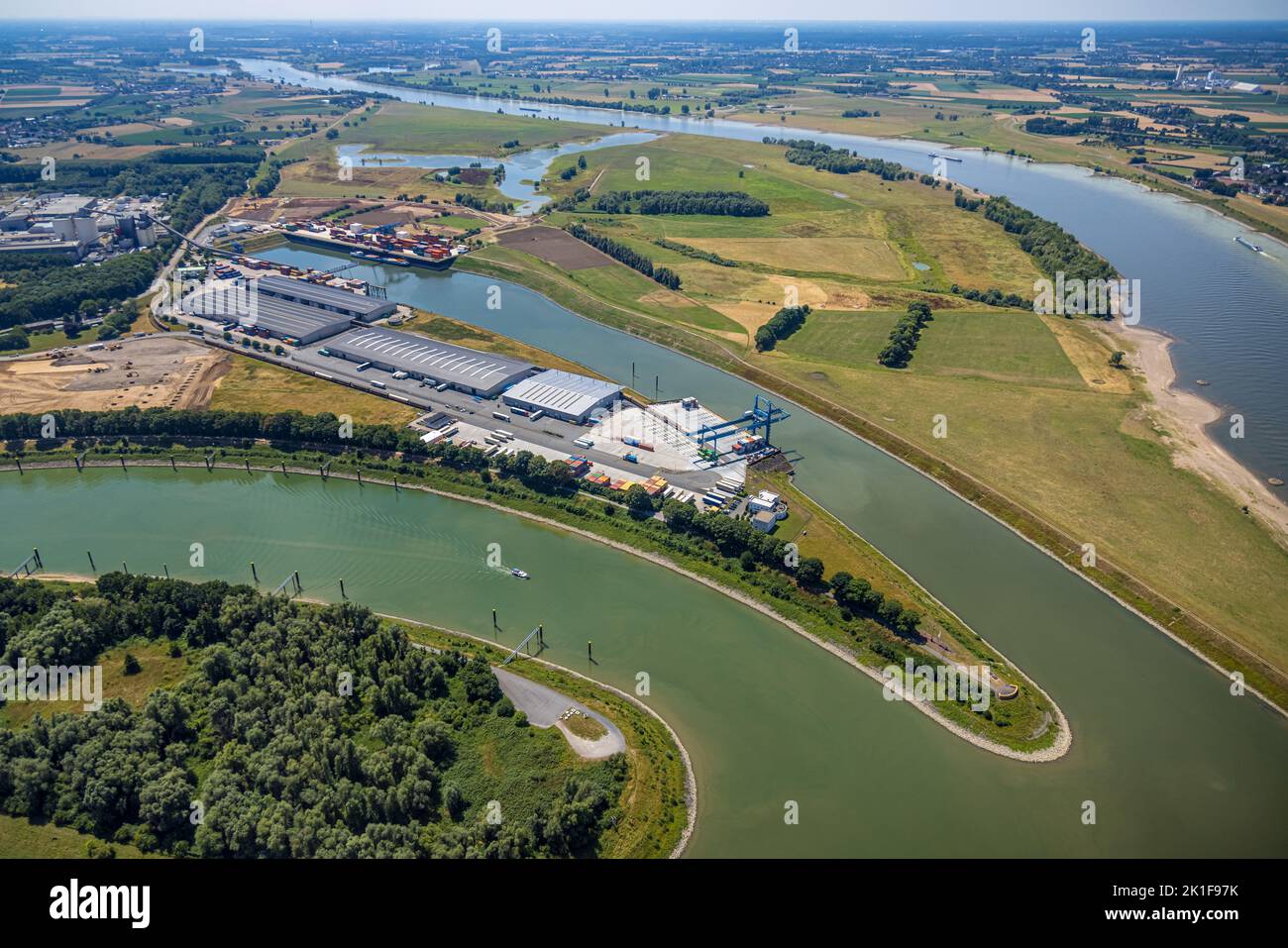 Contargo rhine lippe container terminal hi-res stock photography and ...