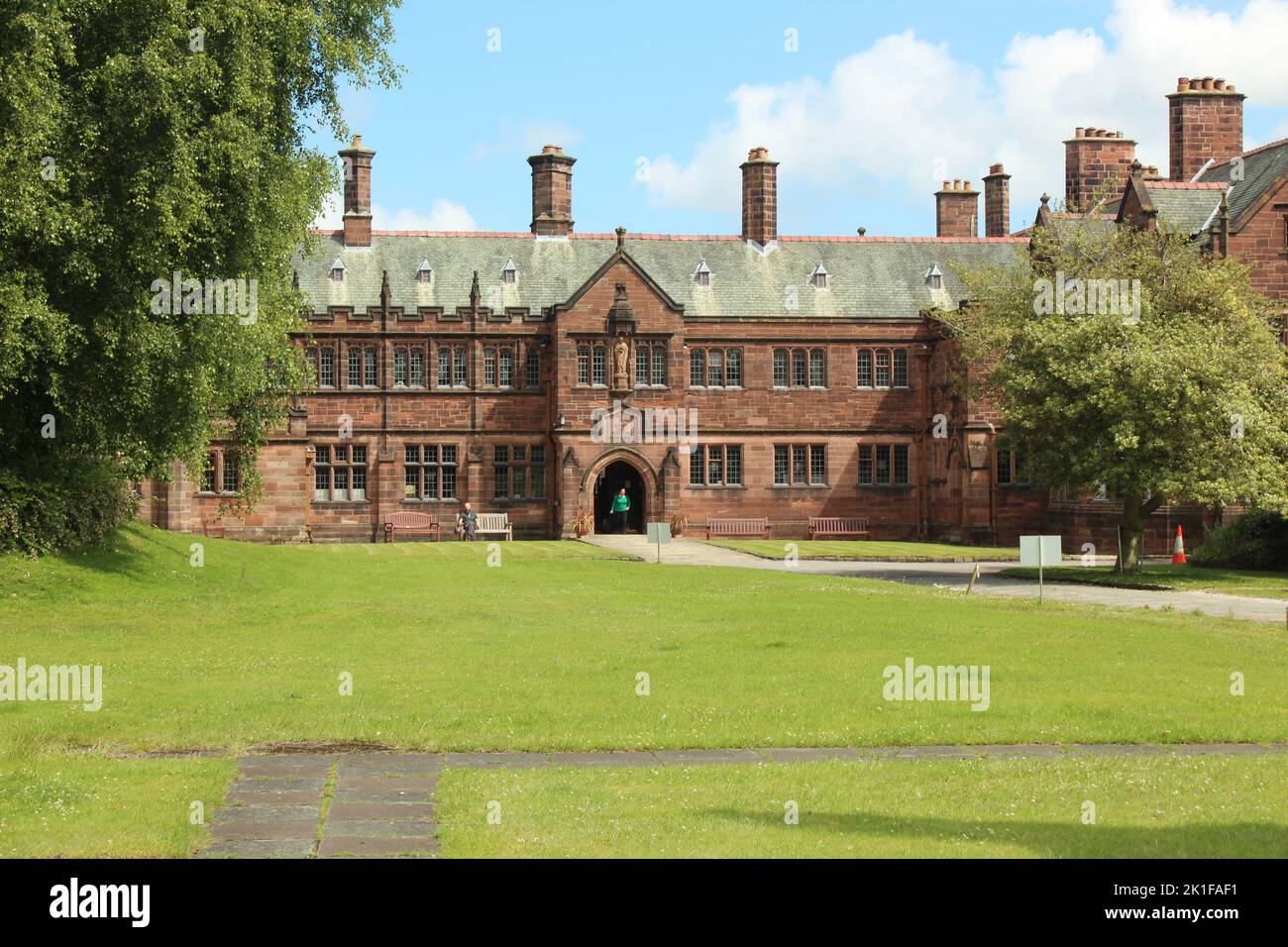 Hawarden village in North Wales Stock Photo - Alamy