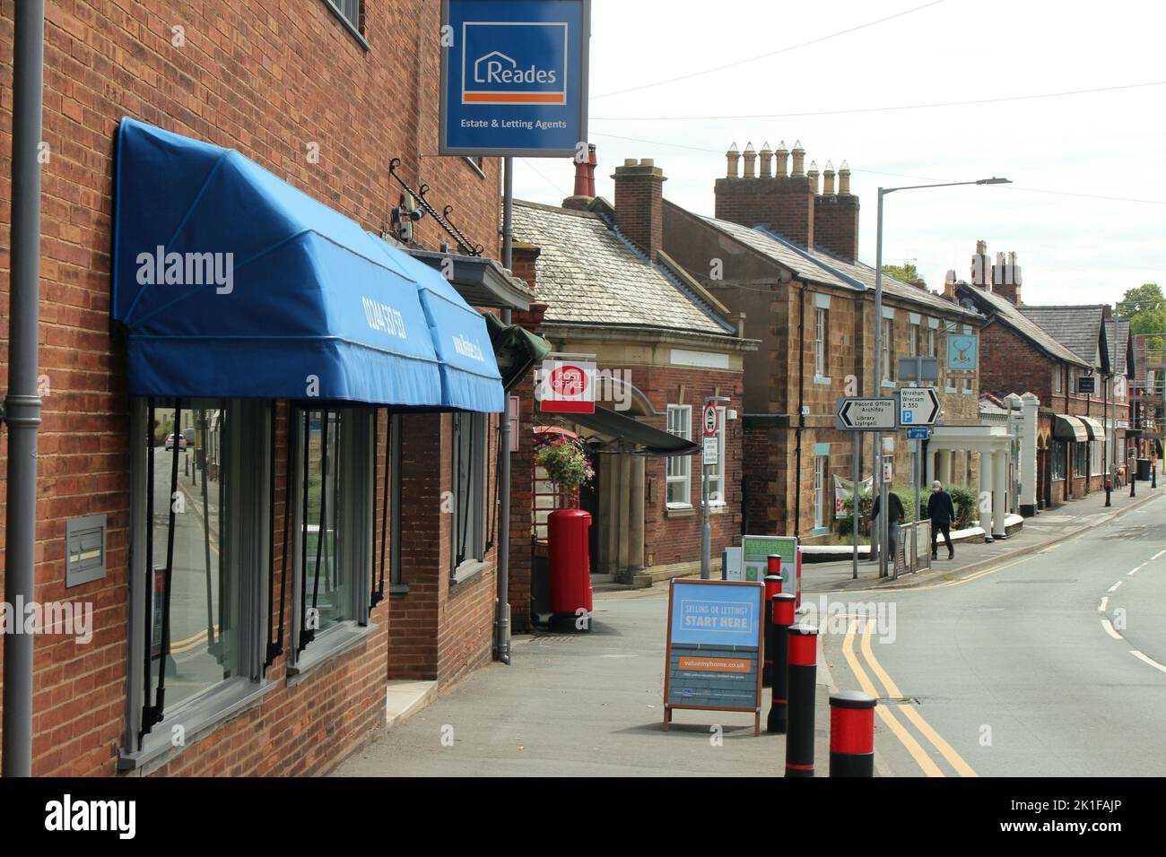 Hawarden village in North Wales Stock Photo - Alamy