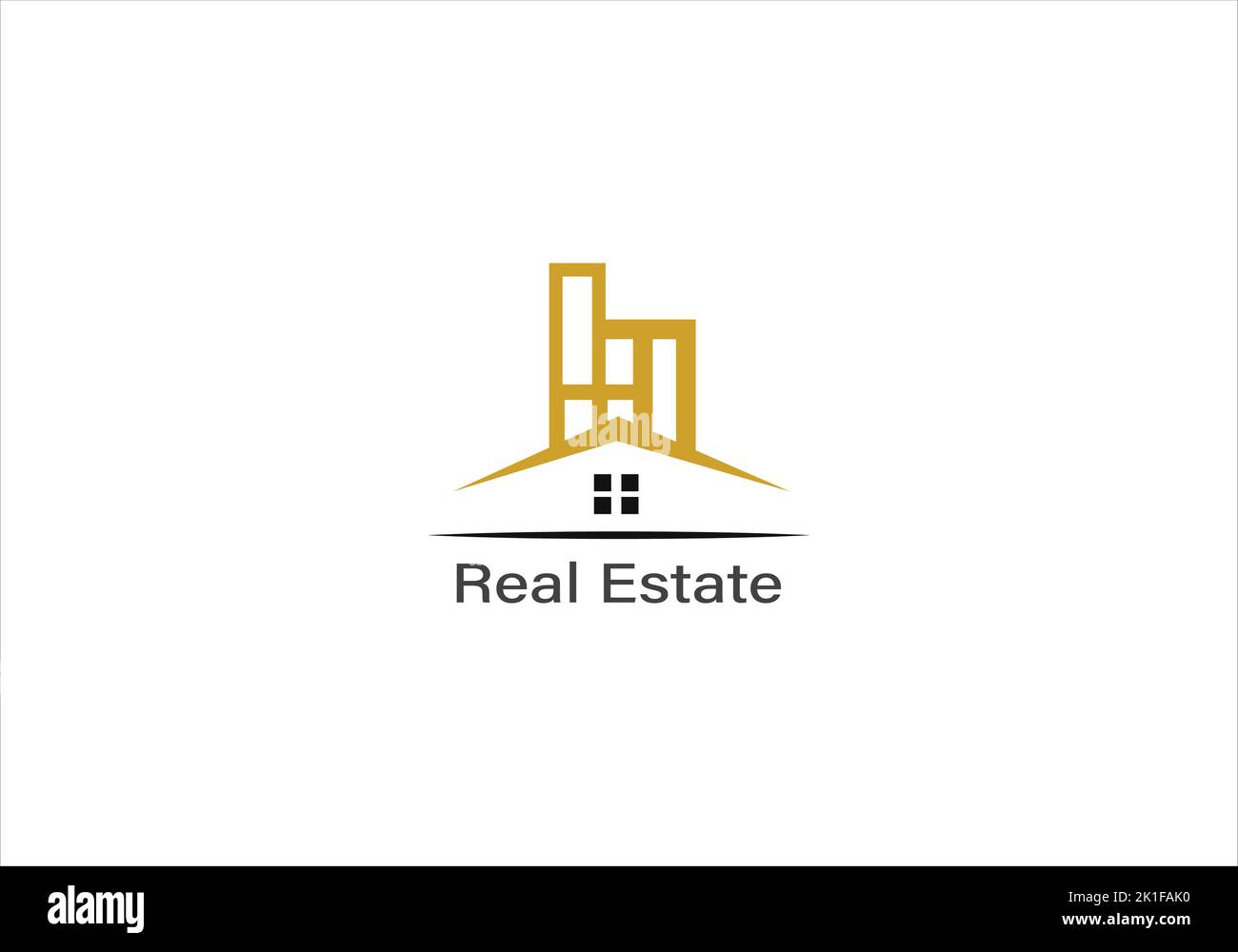 real estate logo design template Stock Vector Image & Art - Alamy