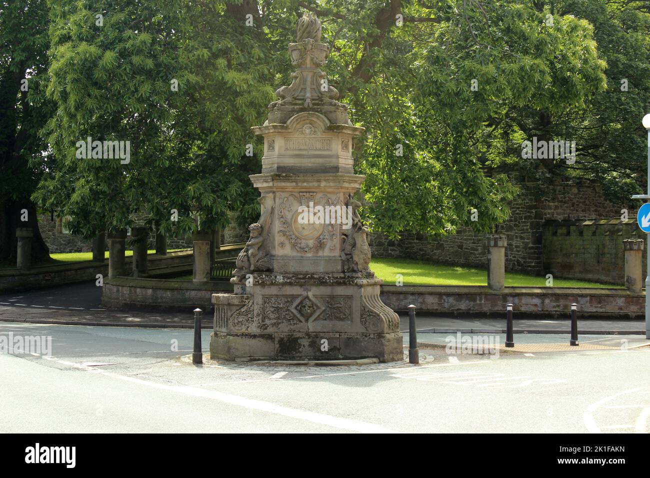 Hawarden village in North Wales Stock Photo - Alamy