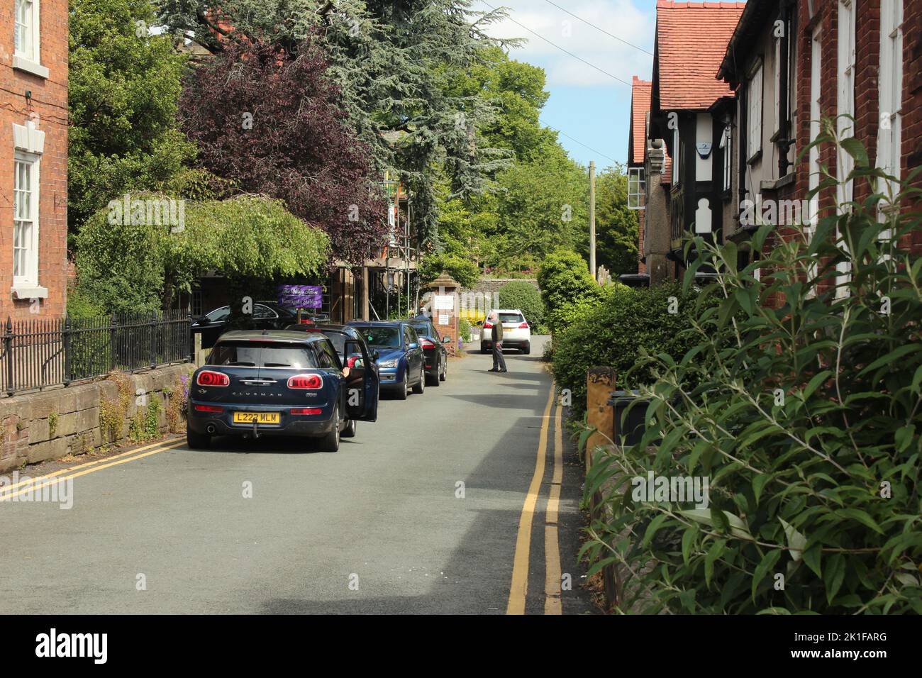 Hawarden village in North Wales Stock Photo - Alamy