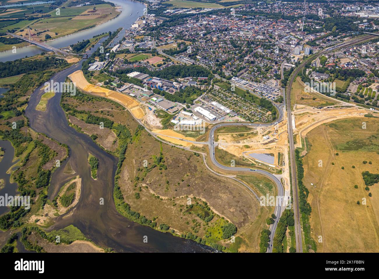 Construction site and new construction extension federal road b8 hi-res ...