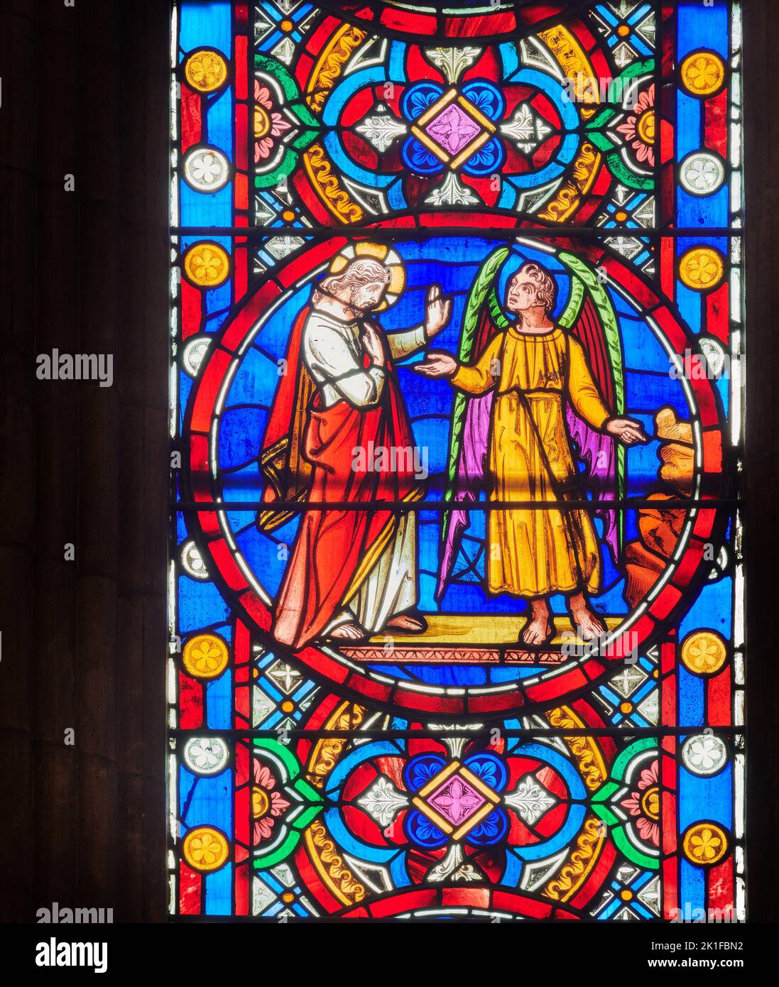 Jesus Christ rejects the devil's temptations during his forty days fast ...