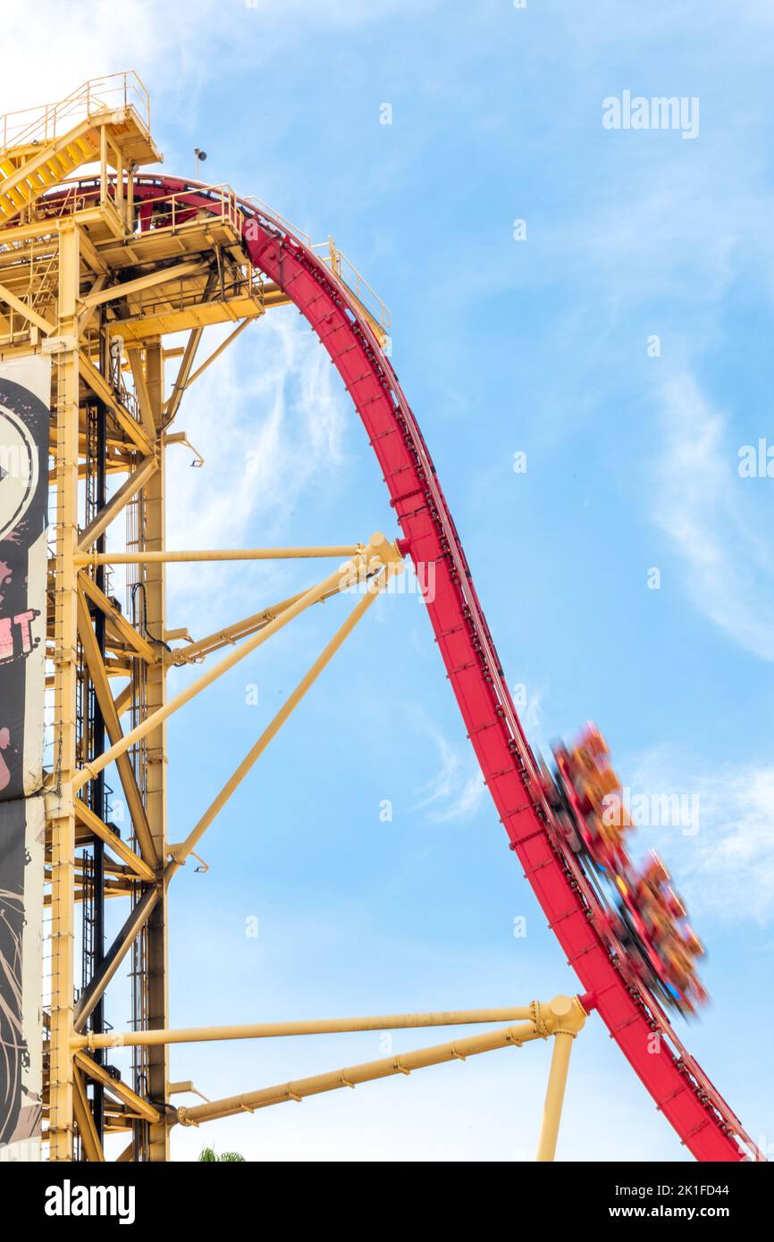 Roller coaster motion hi-res stock photography and images - Alamy