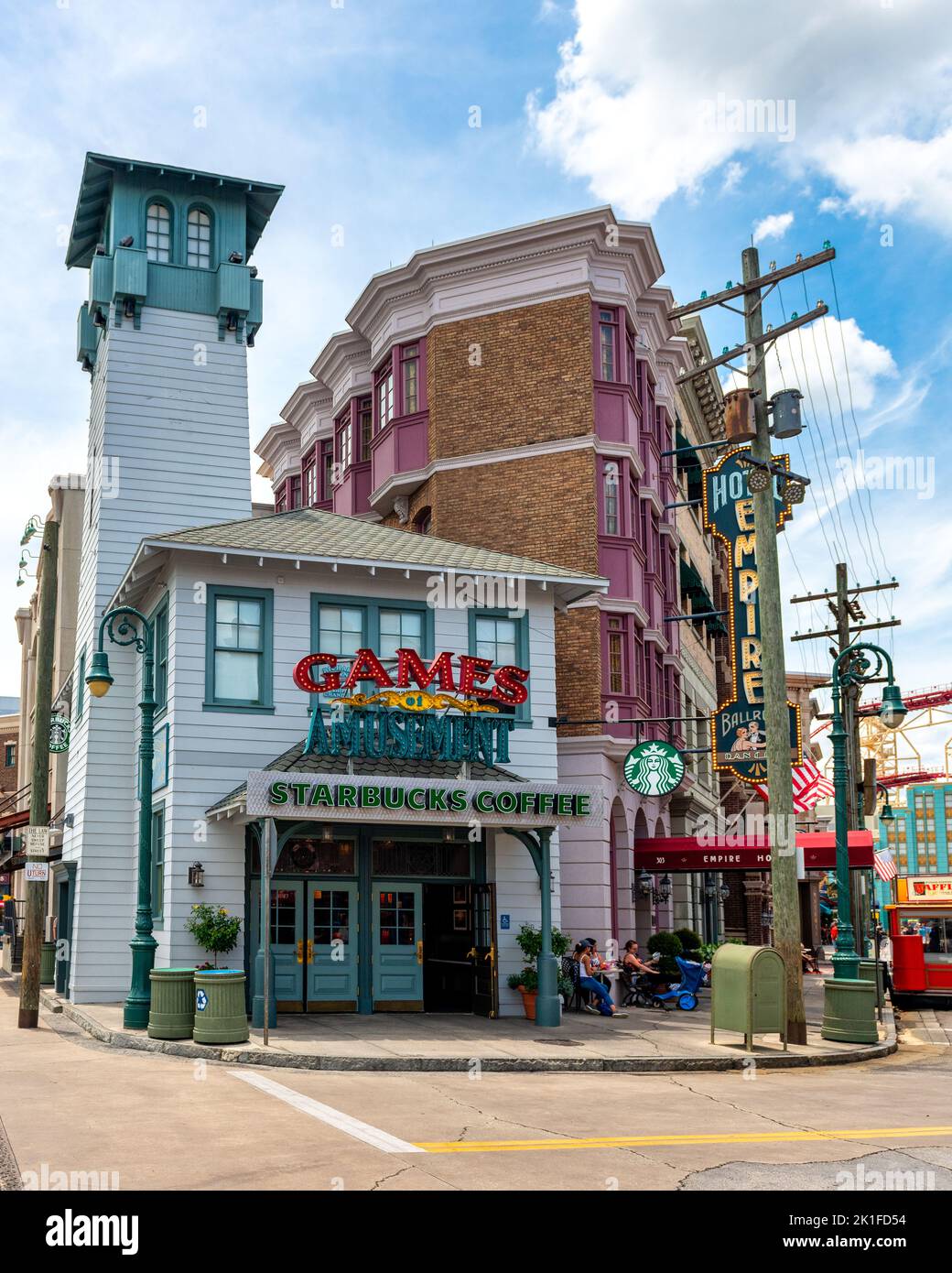 Amusement park sign hi-res stock photography and images - Alamy